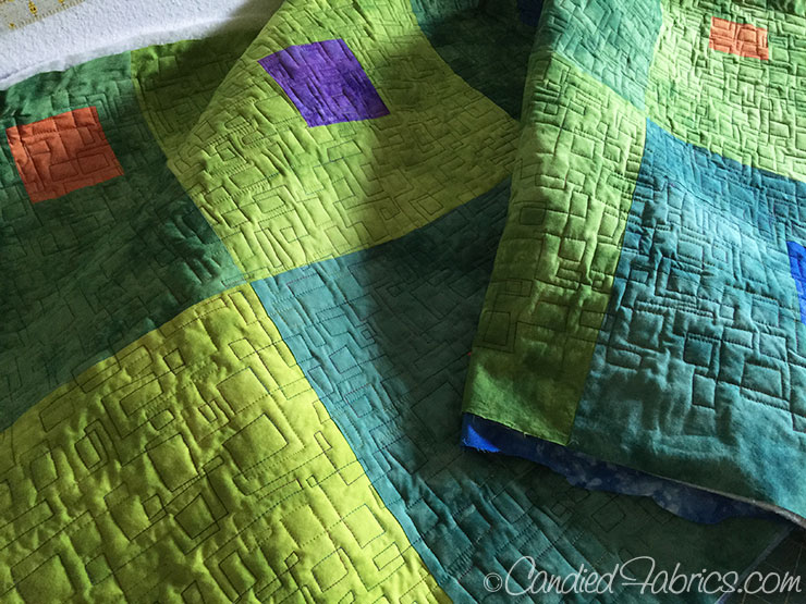 Studio Snapshots | A Modulating Squares Quilt for Liam part 2 | Candied ...