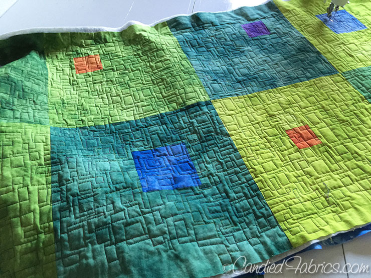 Studio Snapshots | A Modulating Squares Quilt for Liam part 2 | Candied ...